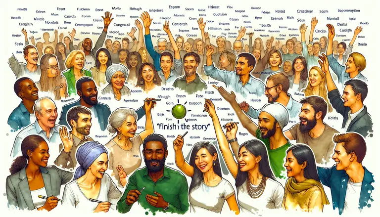 Finish the Story - A Fun Collaborative Game | Icebreaker Spot