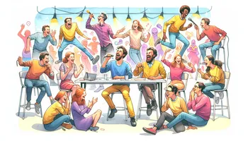 Collaborative Drawing Icebreaker Game - 4+ Players | Icebreaker Spot