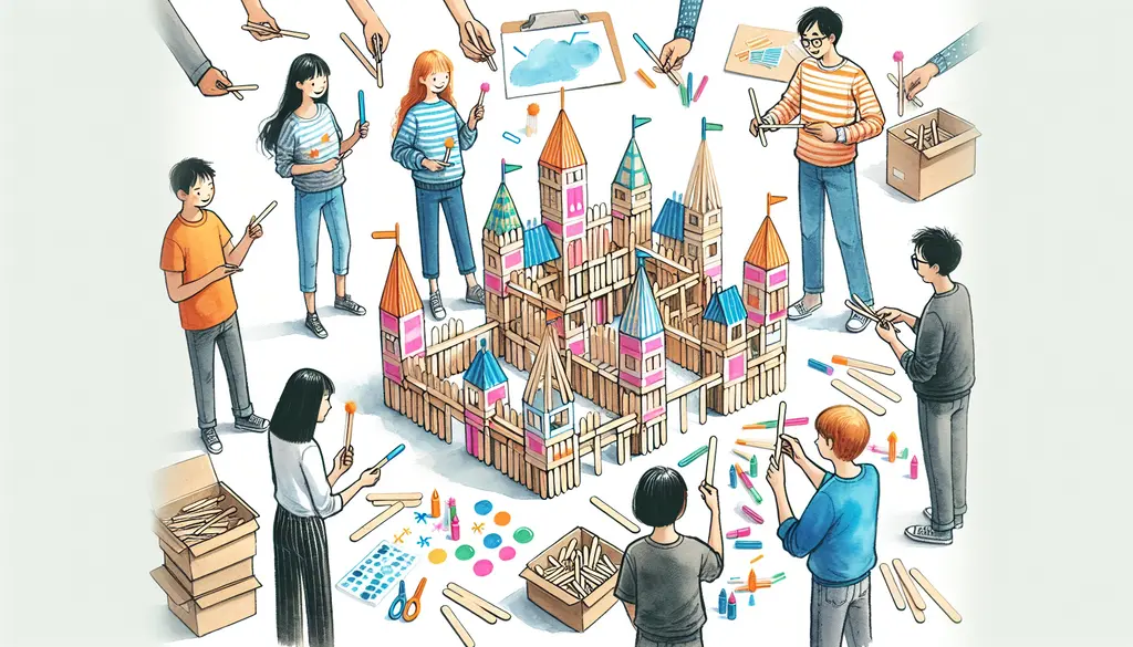 Popsicle Stick Palace - A Fun Icebreaker Activity for Building Teamwork ...